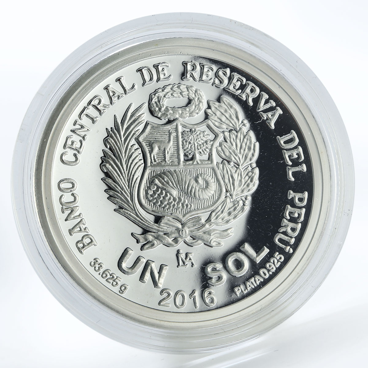 Peru 1 sol Victory of the 2nd of May proof silver coin 2016 | Coinsberg