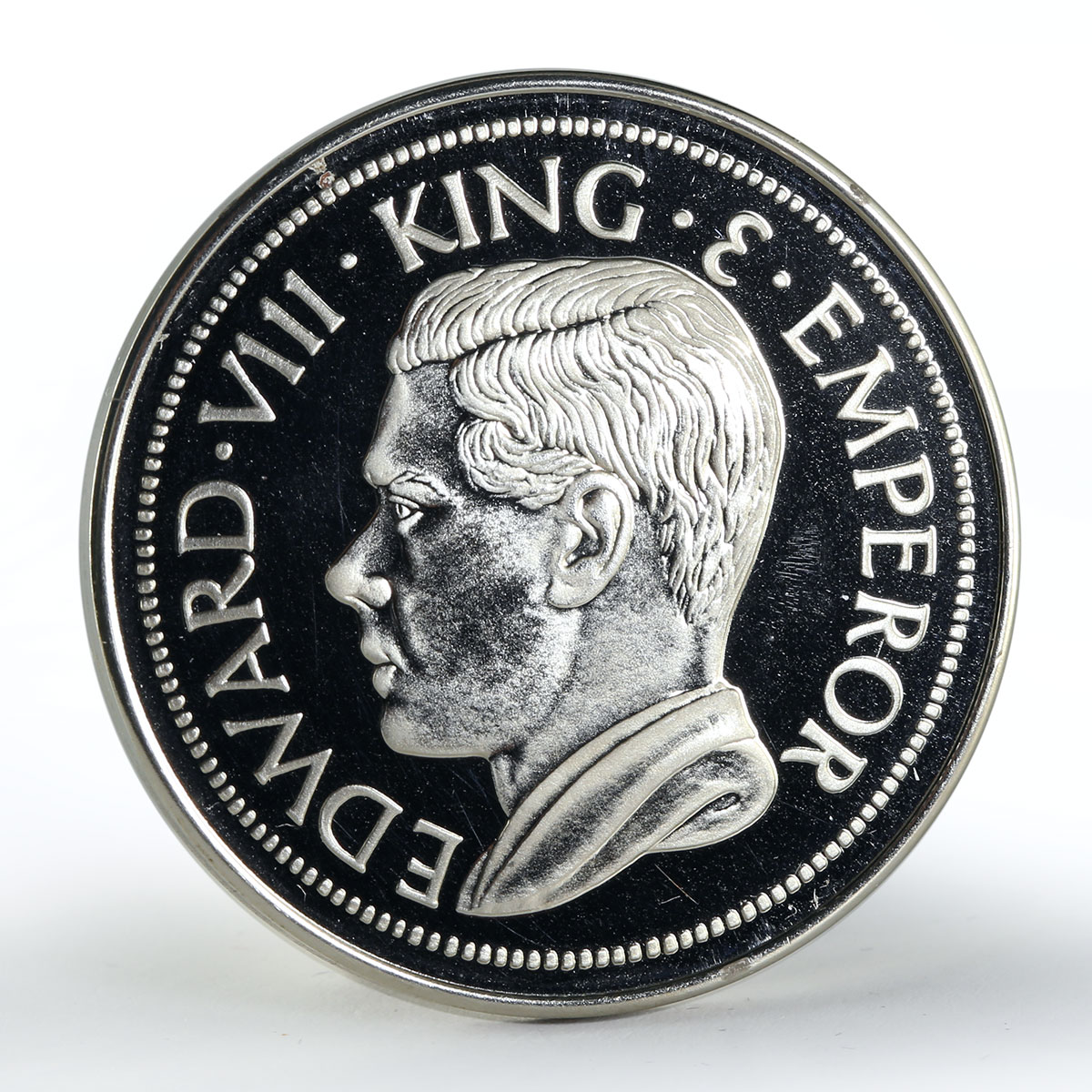 Ceylon 1 crown Edward VIII Emperor silver coin 1936 | Coinsberg