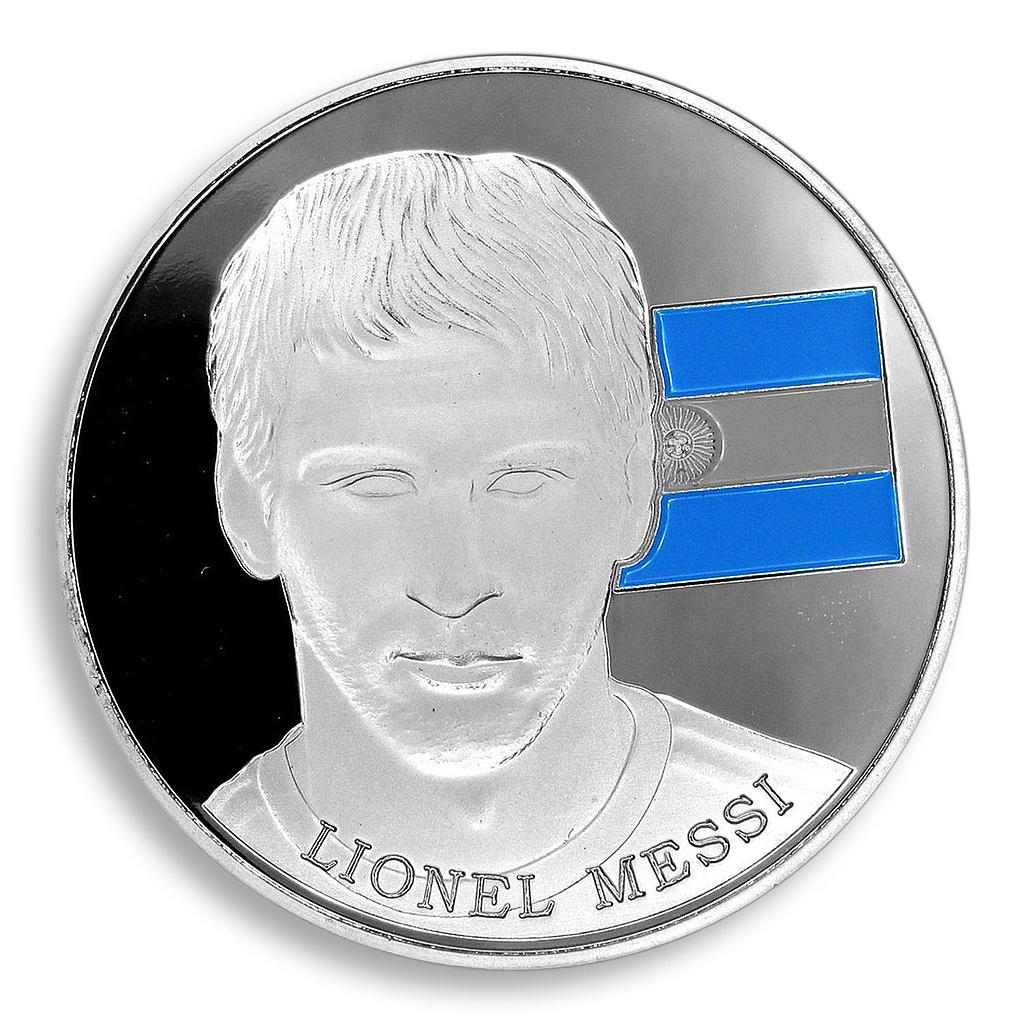 Lionel Messi, Football World Cup 2014, Argentina, FIFA, Silver Plated ...