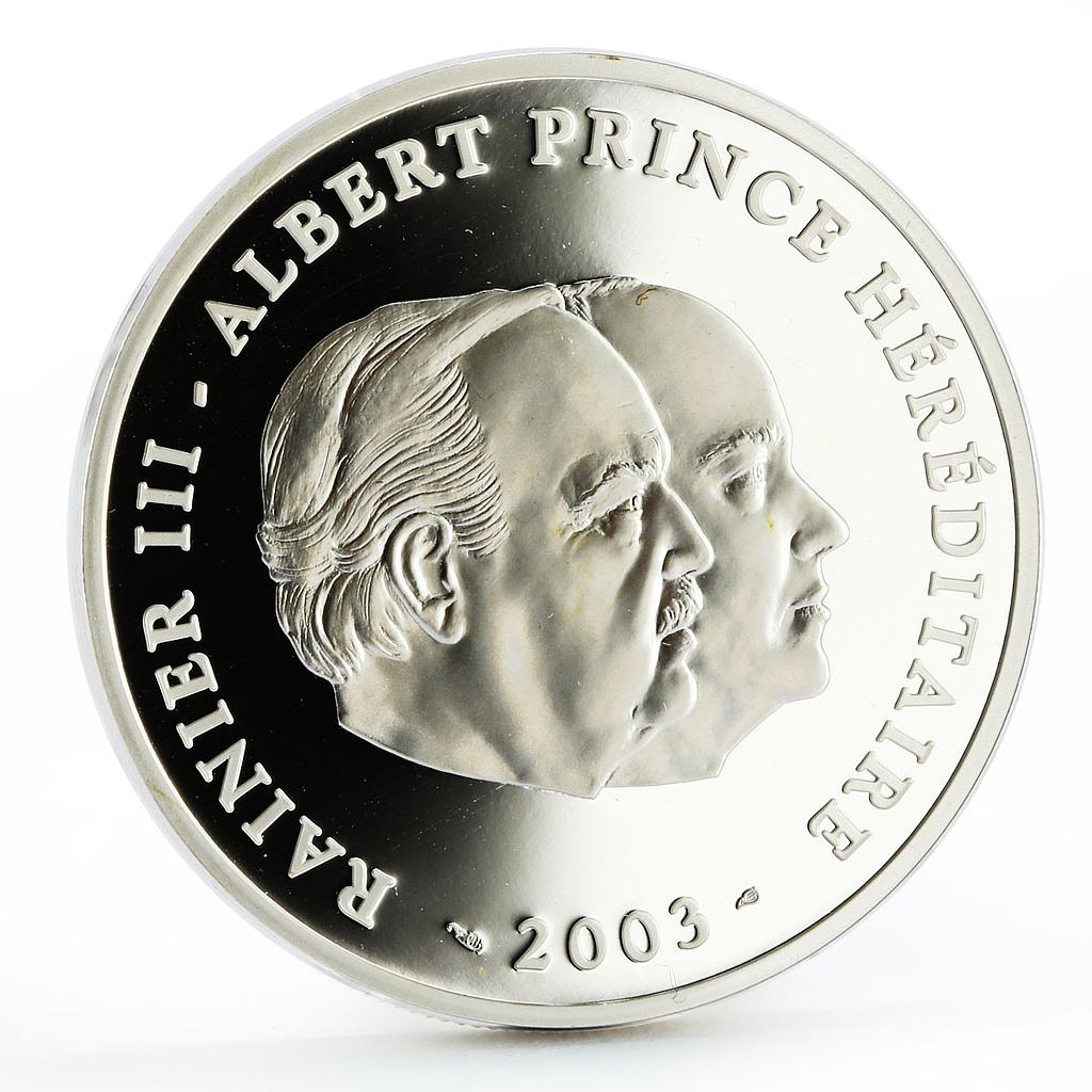 Monaco 10 euro Kingdom Leader Crown Prince Albert II proof silver coin ...