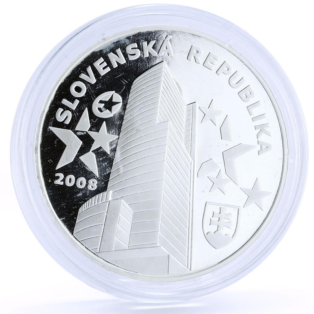 Slovakia 1000 korun National Currency Anniversary Statues Building Ag ...