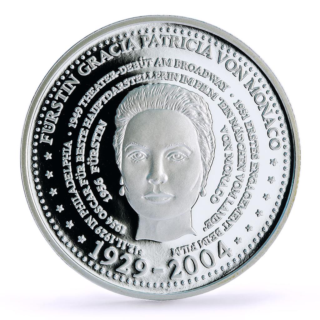 Somalia 250 shillings Actress Monaco Princess Grace Kelly proof silver ...