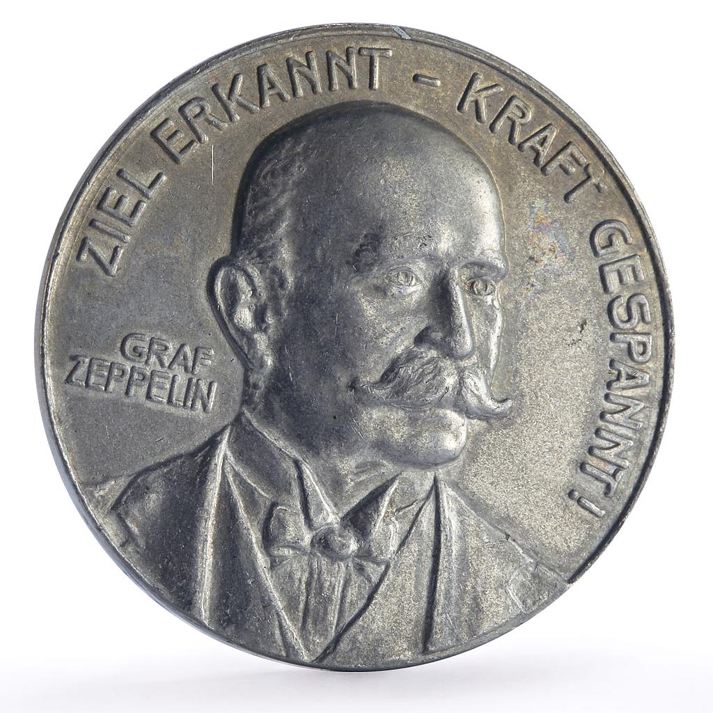 Germany Empire Zeppelin Airship Accident Echterdingen Aviation Al medal ...